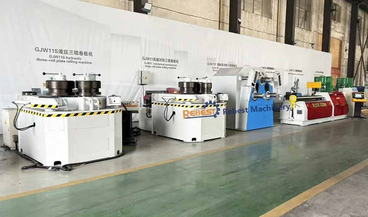 W24S-75 Flat Bar Rolling Machine CNC Flat Bar Bending Machine Hydraulic ...