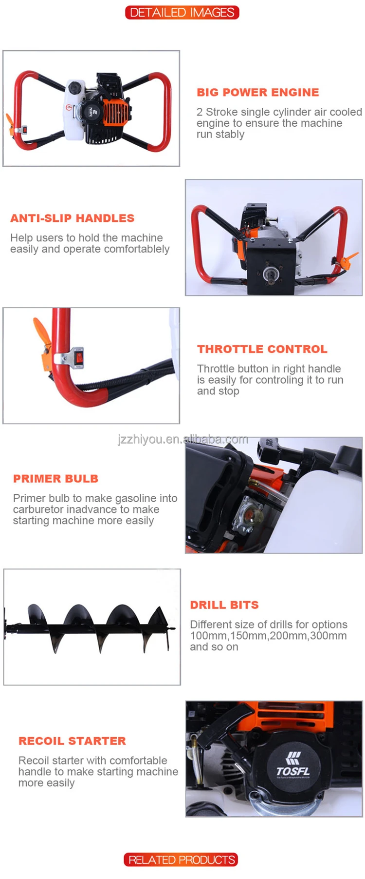 Multi-purpose Manual Earth Soil Auger For Sale - Buy Hole Digging Maker ...
