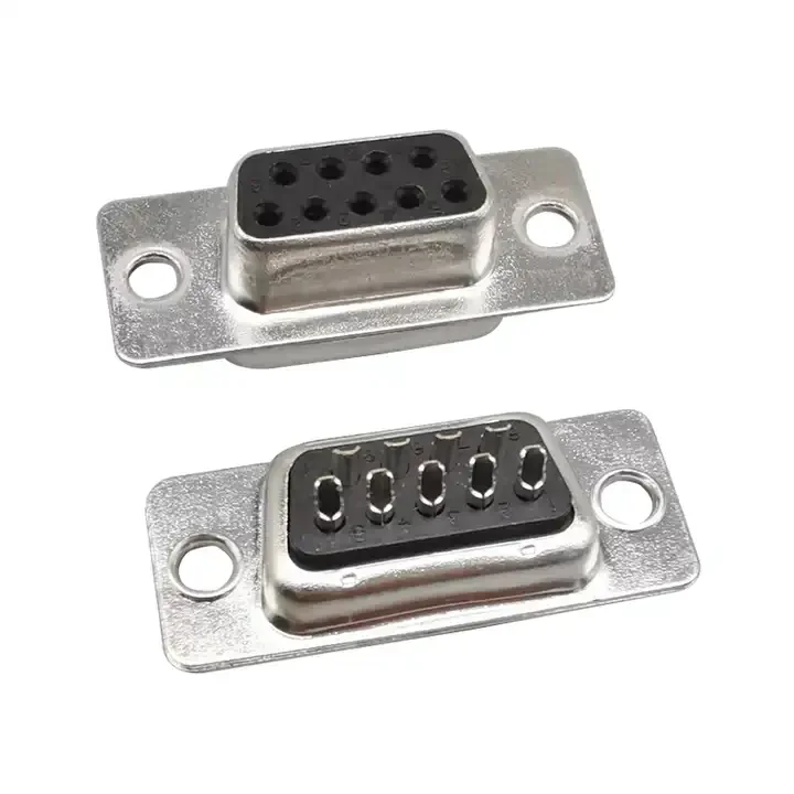 D-sub 9pin Soldered Female Connector - Buy D-sub 9pin Female Connector ...