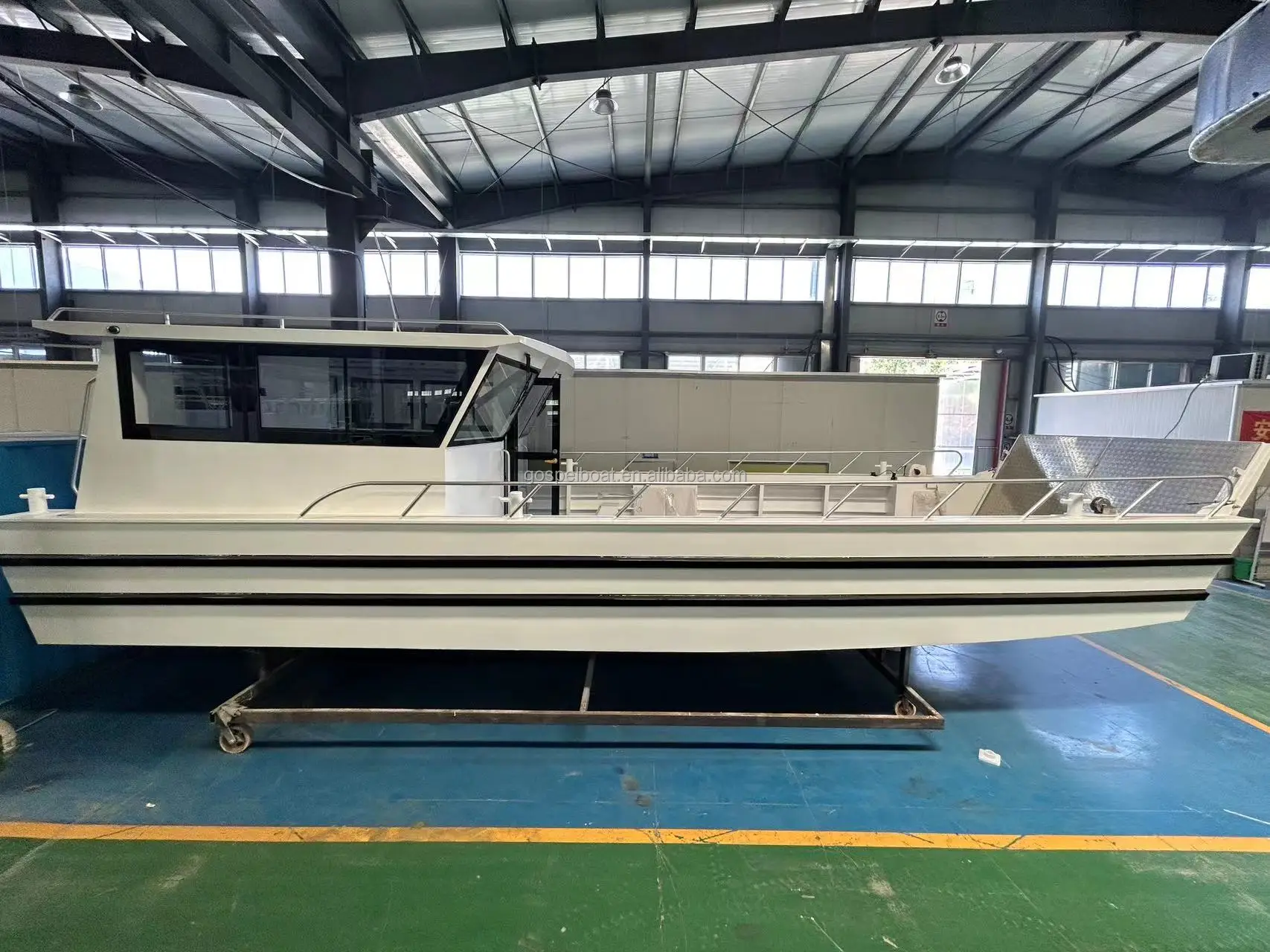 11m/36ft Aluminum V Bottom Open Sea Barge Work Cargo Ship Boat ...