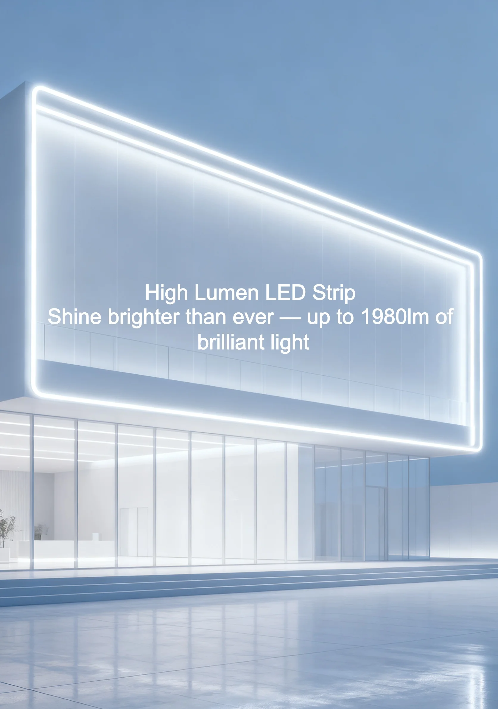 24V Professional LED Strip Flex Single White SMD2216 - 280 LEDs, 4/10mm ...