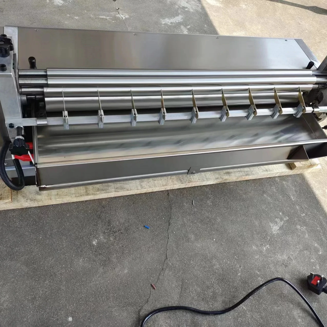 Hot melt glue machine Semi Automatic desktop glue coating paper machine ...