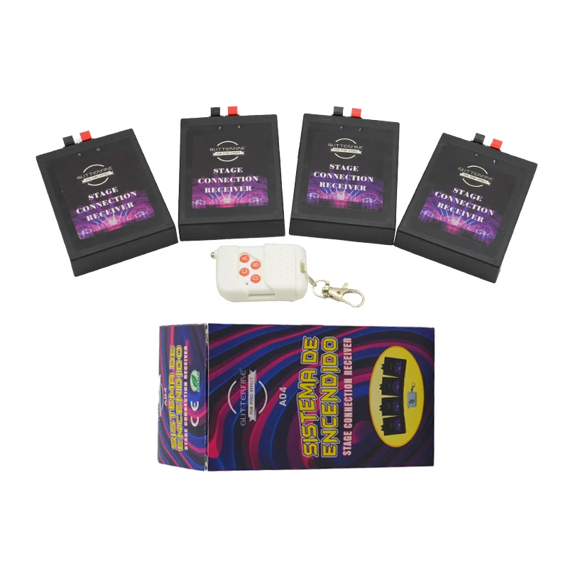 4 Cues Wireless Fireworks Firing Control System by GLITTERFIRE