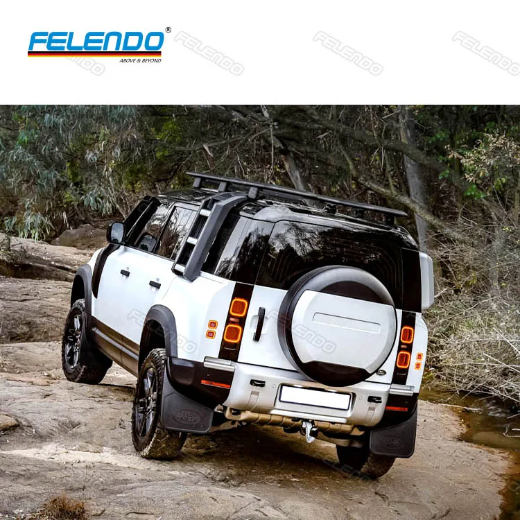 Felendo Car Taillights Rear Lights For Range Land Rover Defender Led ...