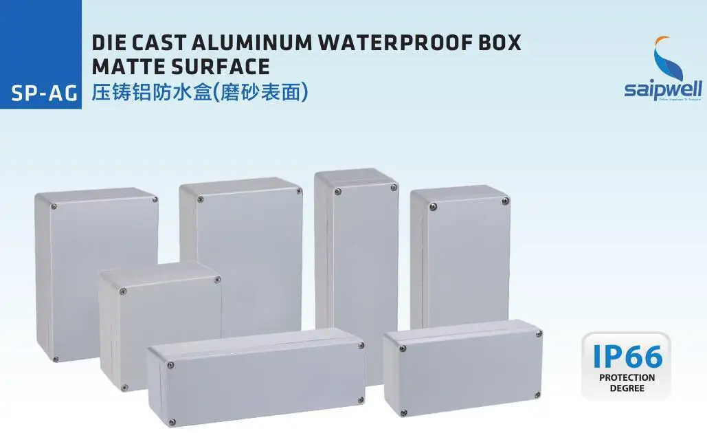 Aluminum Waterproof Enclosure Ip66 Aluminium Box Case Electrical Switch ...