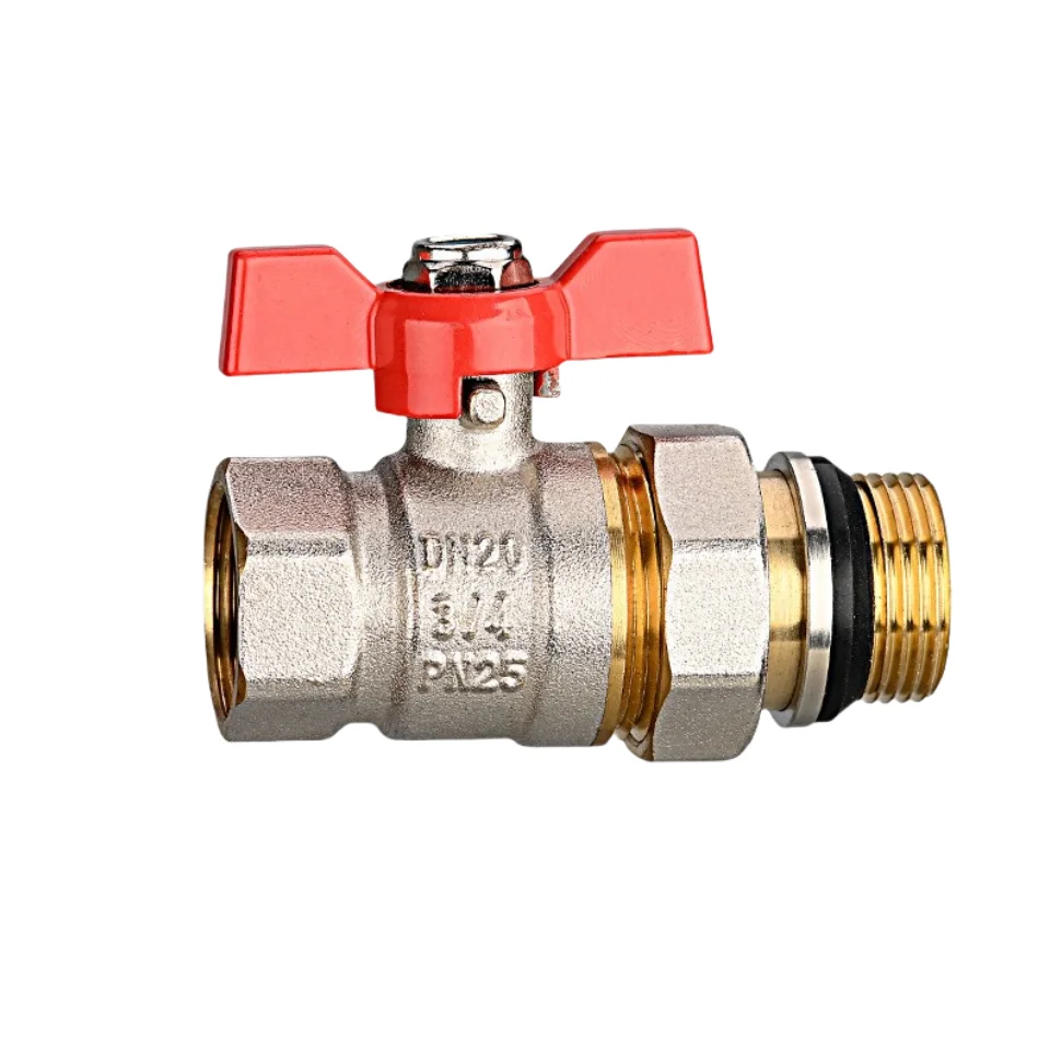 Brass ball valve inner and outer wire disc ball valve plating manual 4 ...