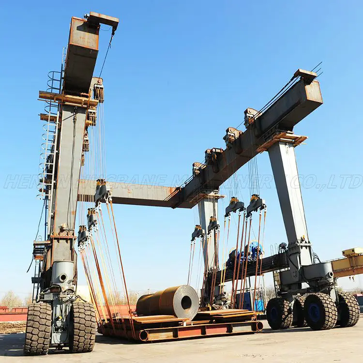 Customized Span Dual Speed Lifting Safety Locking Shipyard Specific ...