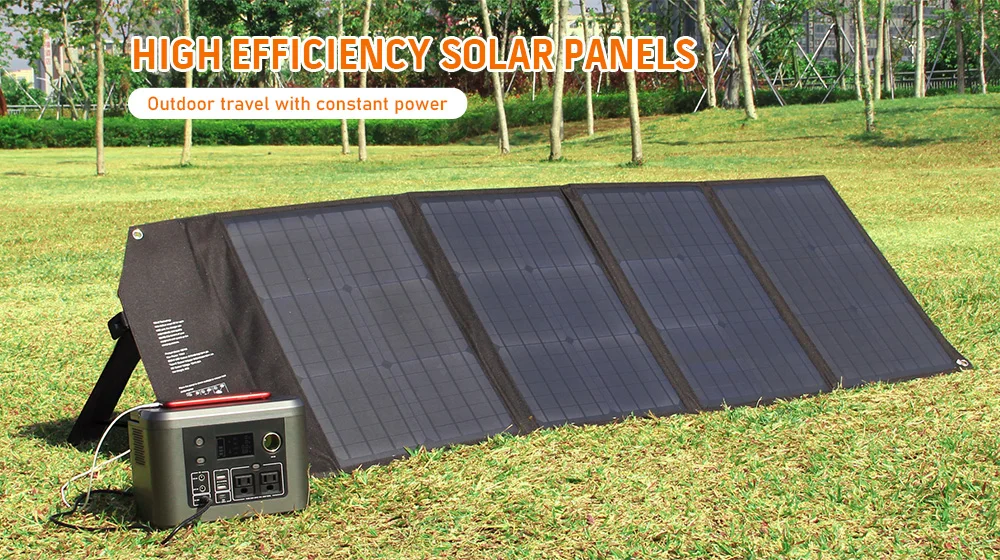 Powkey 100w Small Size Outdoor Portable Foldable Camping 100w Powerful ...