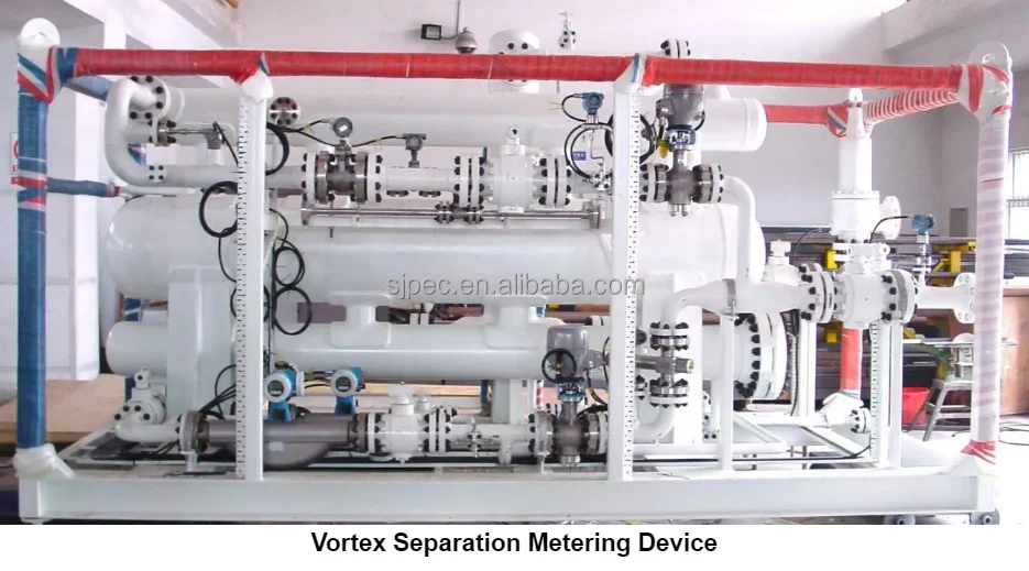 Oil And Gas Multiphase Flow Meter Accurate 3 Phase Measurement