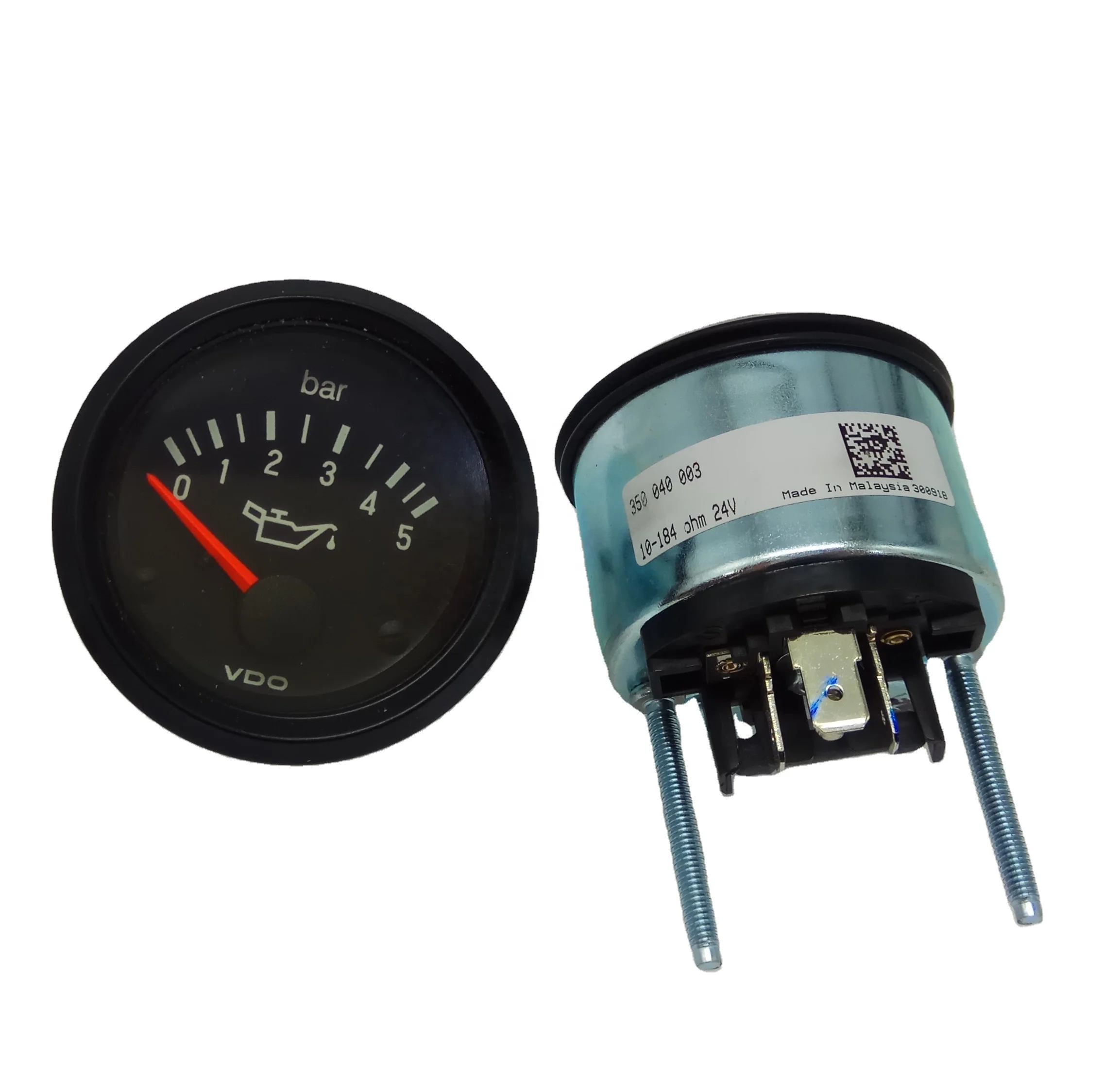 Genuine VDO Oil Pressure Gauge 350-040-003 VDO Gauge 0-5bar 52mm 24v| Alibaba.com
