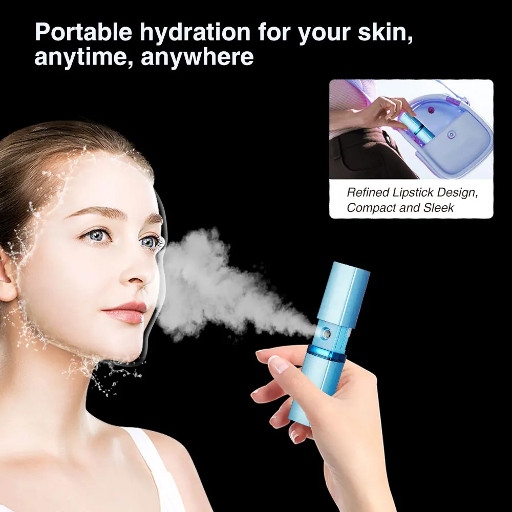 Nano Mist Facial Sprayer Beauty Instrument Usb Face Steamer ...