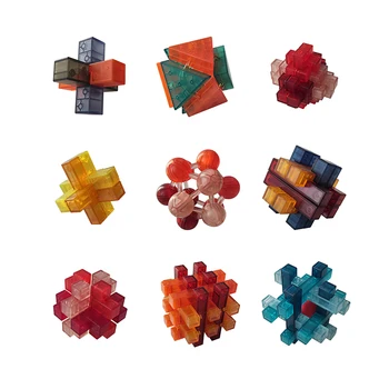 Educational Intellectual Exercise Colorful 3d Puzzle Toy Brain Teaser ...
