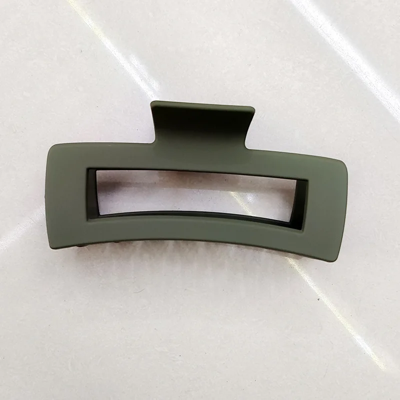 Wholesale 13cm Plastic Square Hair Clip Matte Candy Color Strong Hold ...