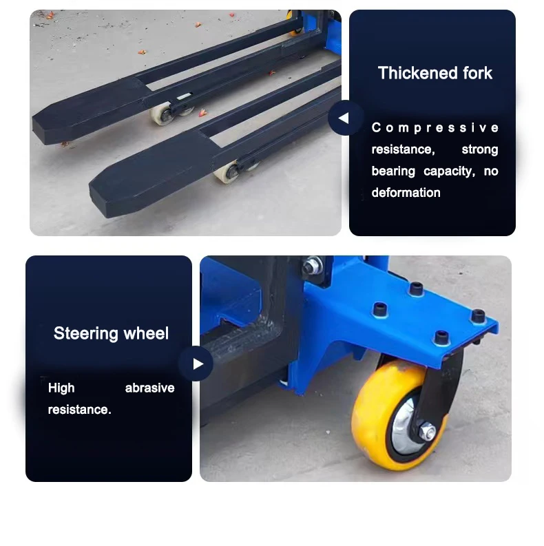 Pallet Stacker Hydraulic Small Hand Remote Control Electric Forklift ...