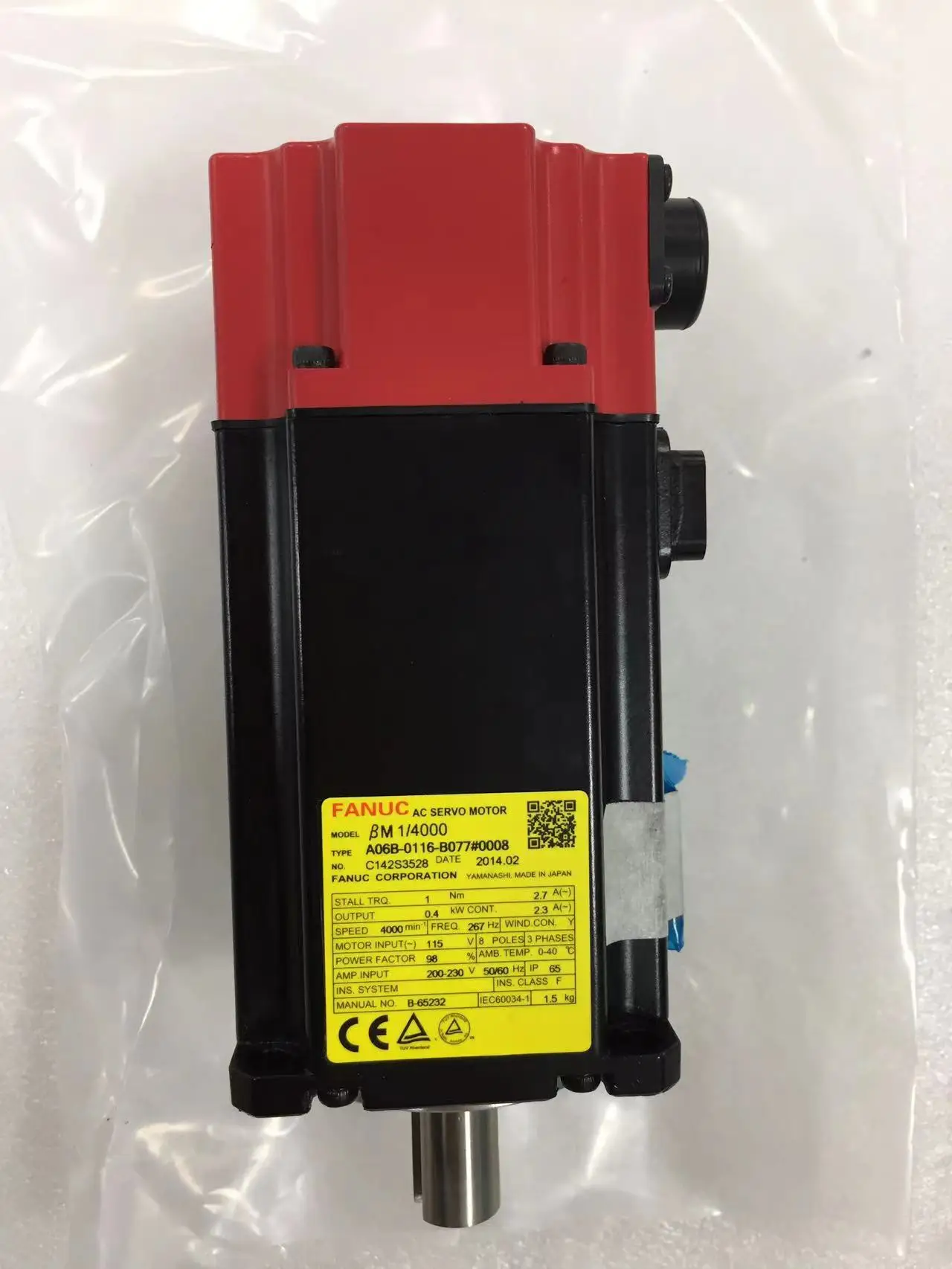 Original And New Cnc Fanuc Servo Motor A06b-0116-b077 - Buy A06b-0115 ...