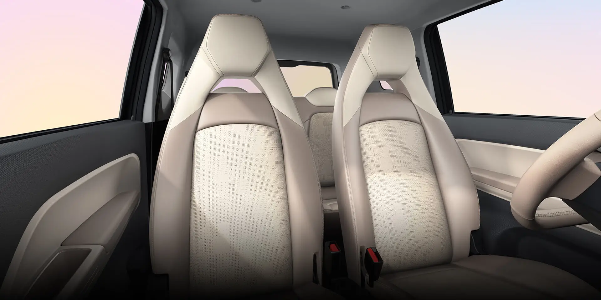 Chery Mini Electric Car Qq Cream With 4 Seats New Small Ev Vehicle For Adults Eco-friendly And ...