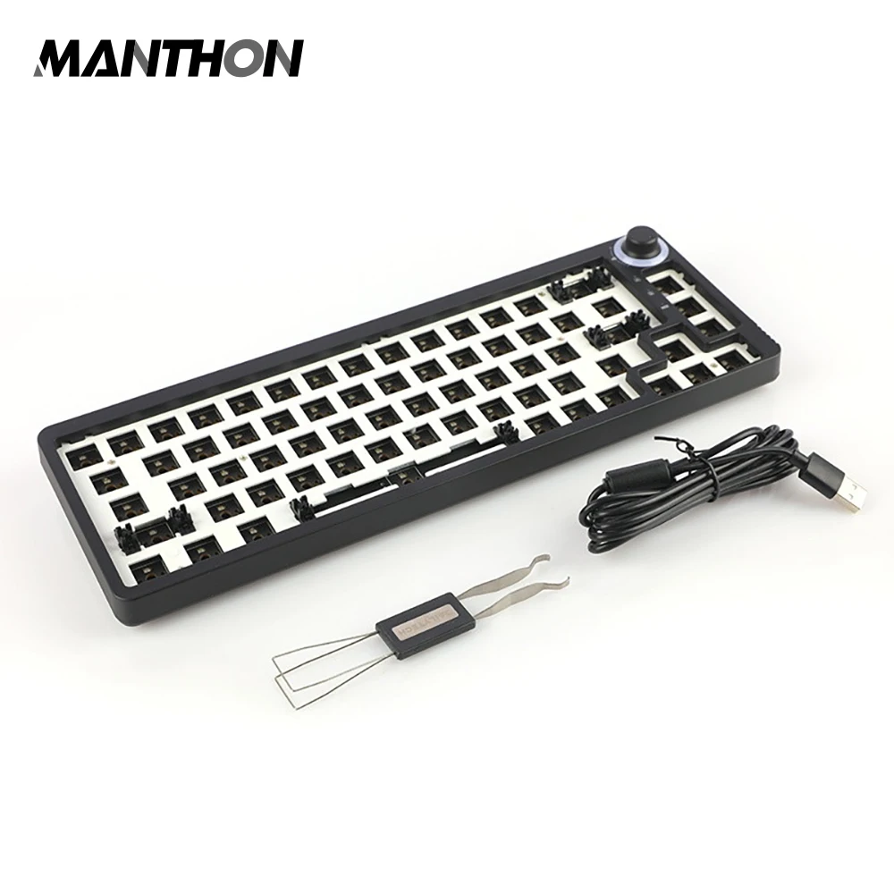 Oem Wireless Bt 2.4g Mechanical Keyboard Kit 68 Ergonomics Knob Feker ...