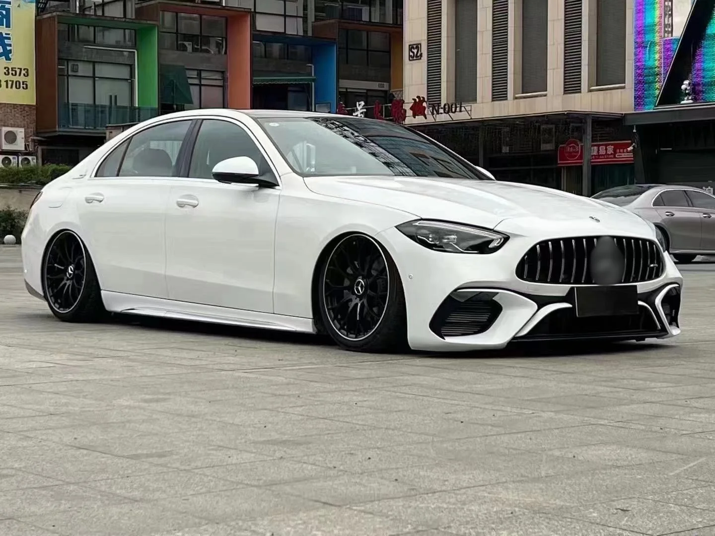 Car Bumpers Body Kit for Mercedes W206 C Class 2021-2022 Year Upgrade ...
