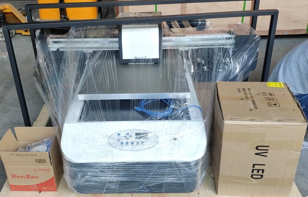 Small Inkjet Printers 6090 Ejet Uv Flatbed Printer With Xp600 Print ...