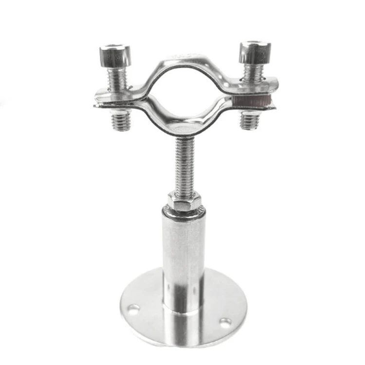 304 Stainless Steel Pipe Support Adjustable Lifting Fixed Pipe Clamp ...