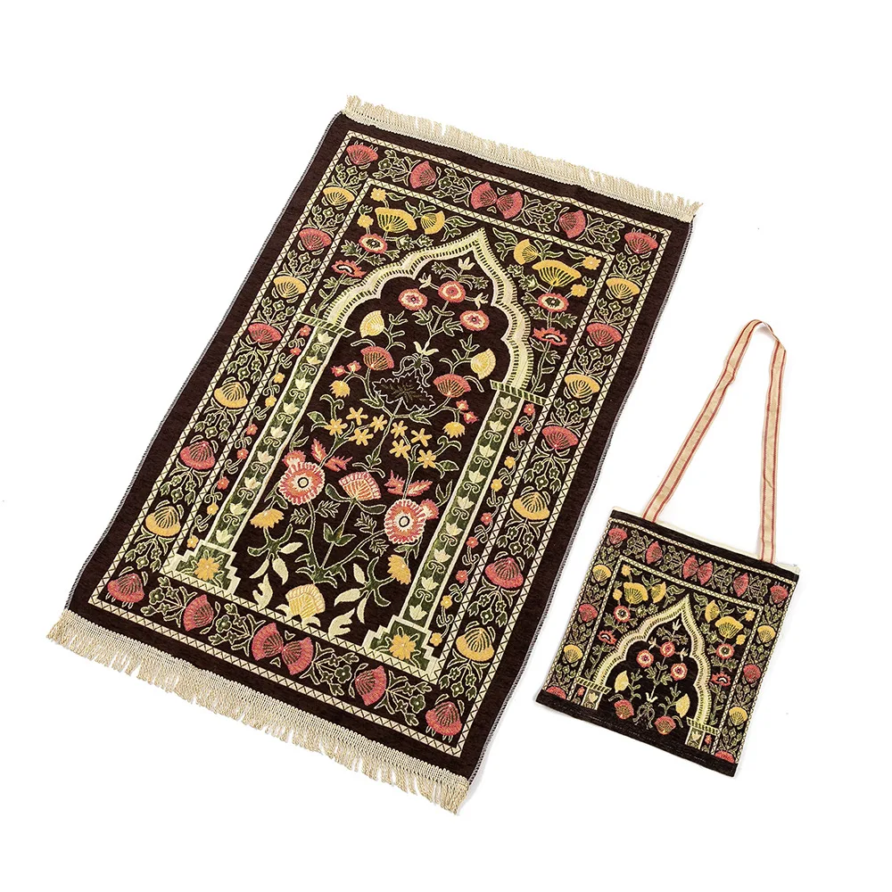 Luxury Different Design Prayer Mat Carpet Tapis De Priere Islam Padded ...