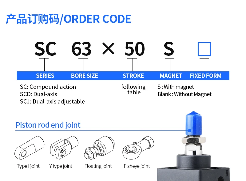 SC Series Aluminium Alloy Standard Cylinders by Yolon