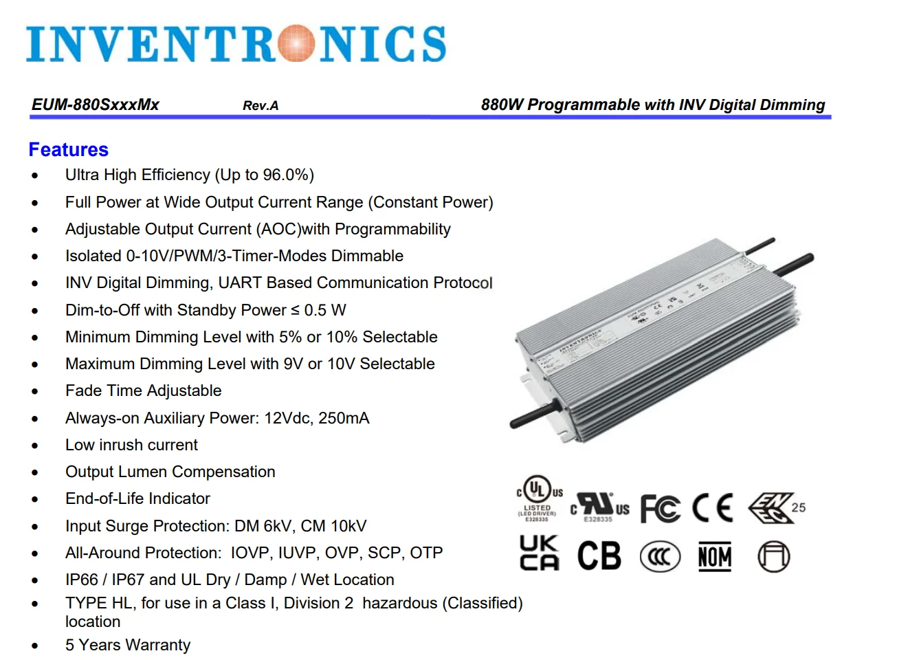 Ultra High Efficiency Adjustable Output Current Dimmable Led Driver ...