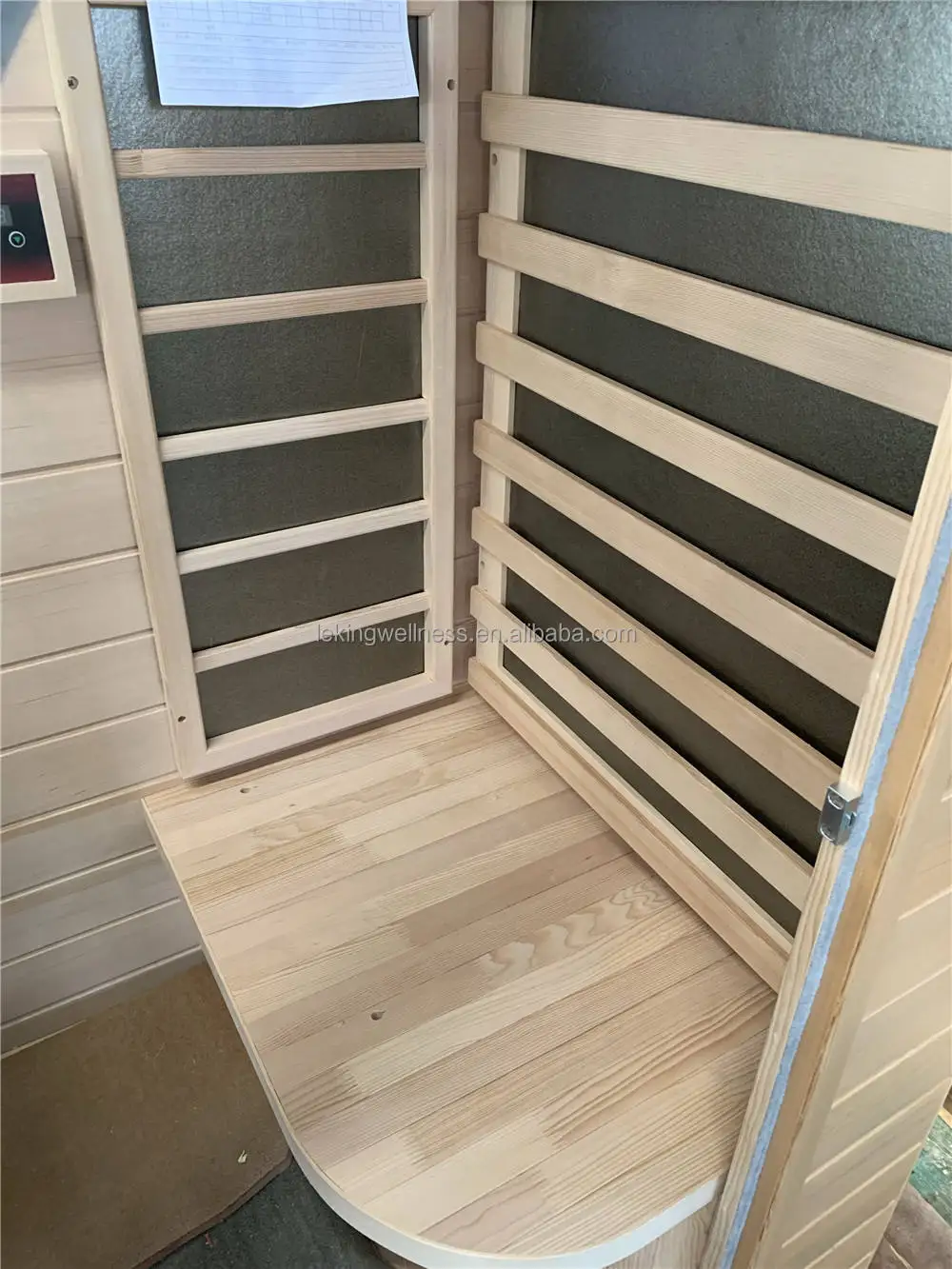 Home Mini Infrared Sauna for One Person - Hemlock Wood, Electric ...