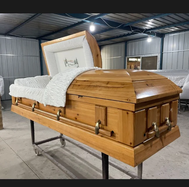 Alibaba.com: NEW HOPE Wooden Coffin Wholesale, Cloth Covered Caskets ...