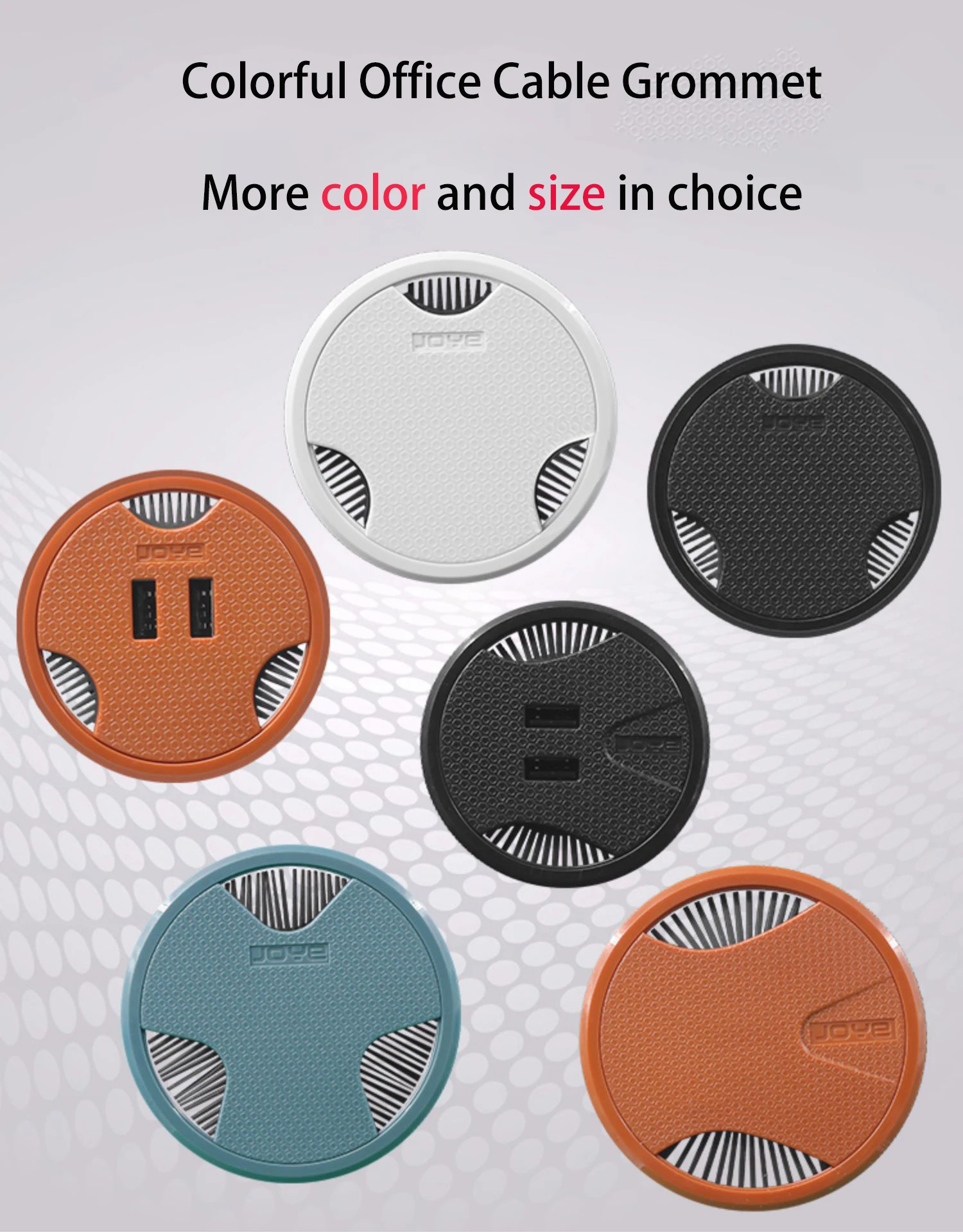 New Design Of Office Desk Wire Hole Desktop Round Cable Grommet - Buy ...