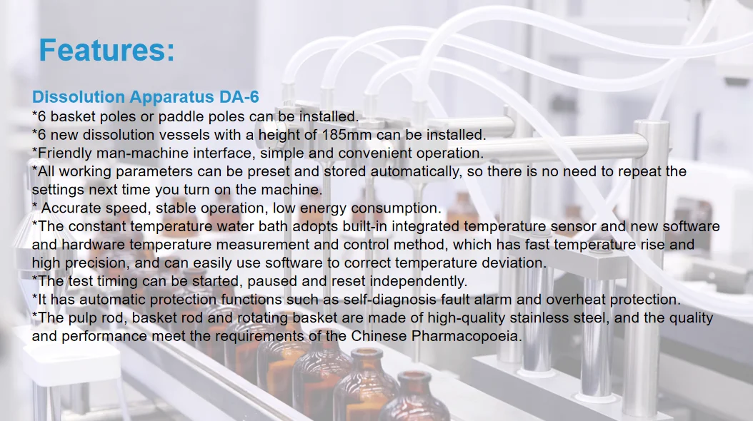 Innova Glass Basket Automatic Dissolution Tester Dissolution Apparatus ...