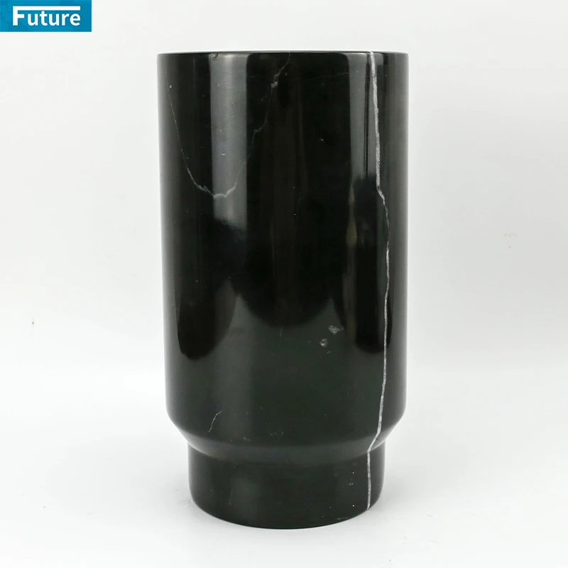 Natural Marble Design Red Marble Wine Chiller Ice Bucket White Marble ...