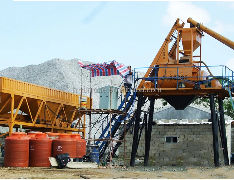 Precast Fully Automated Construction Equipment Hzs50 Type Of Ready Mix ...