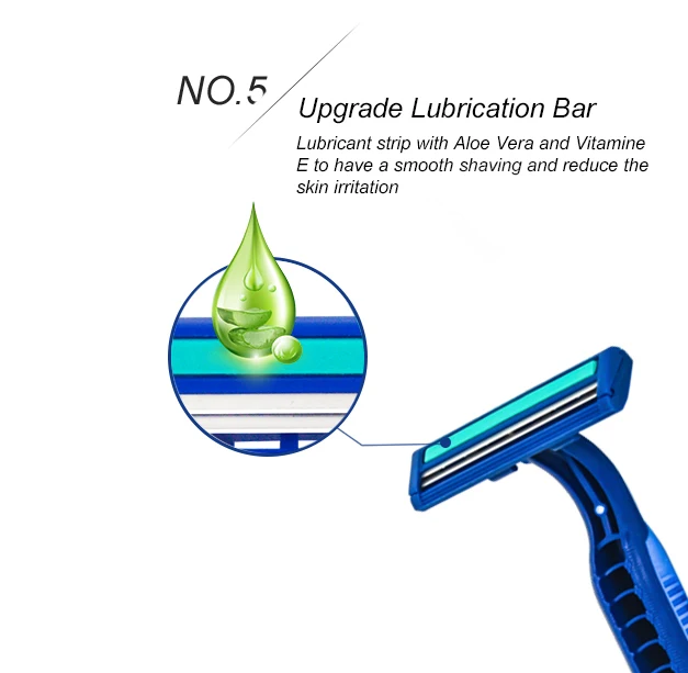 Disposable Twin Blade Razor - Efficient Shaving Solutions