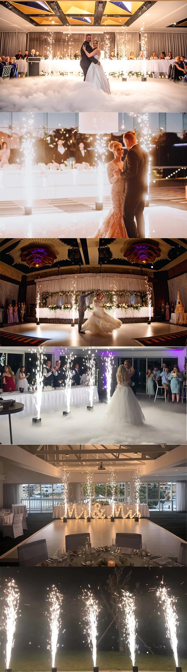 Electronic Cold Pyro Spark Fire Works Machine for Weddings