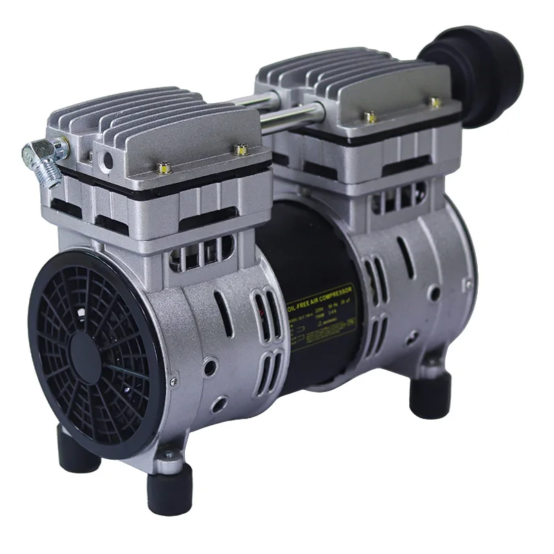 Silent 1hp 2hp 750w 1500w 1800w 2200w Oilless Oil Free Air Compressor ...