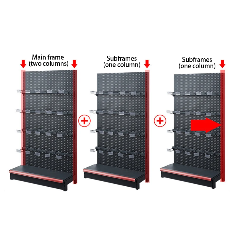 Kainice Customized Supermarket Display Rack Spray Electrostatic Powder ...