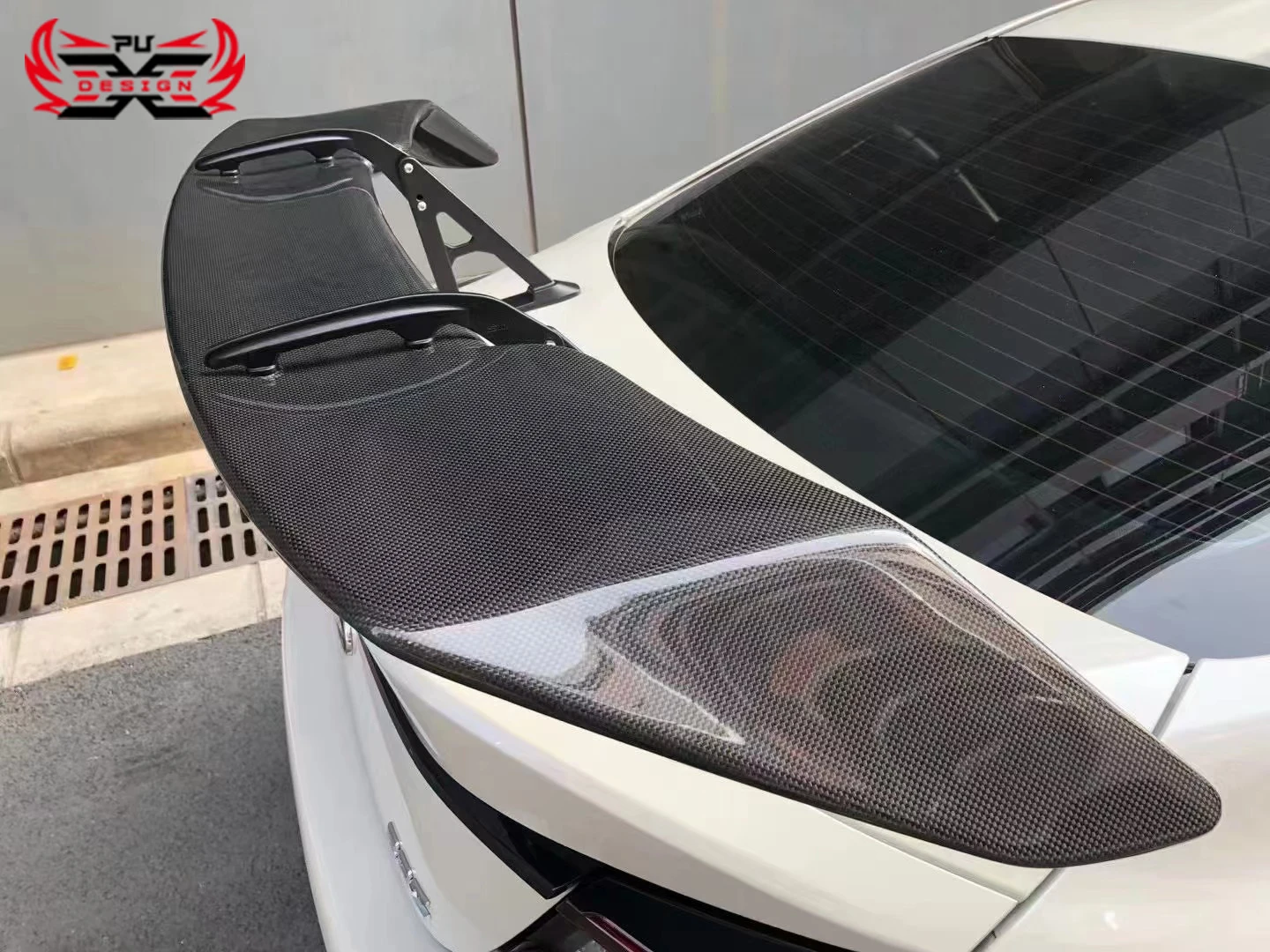 Sti Style Carbon Fiber Car Rear Spoiler For Subaru Brz Toyota Gr86 Zd8 ...