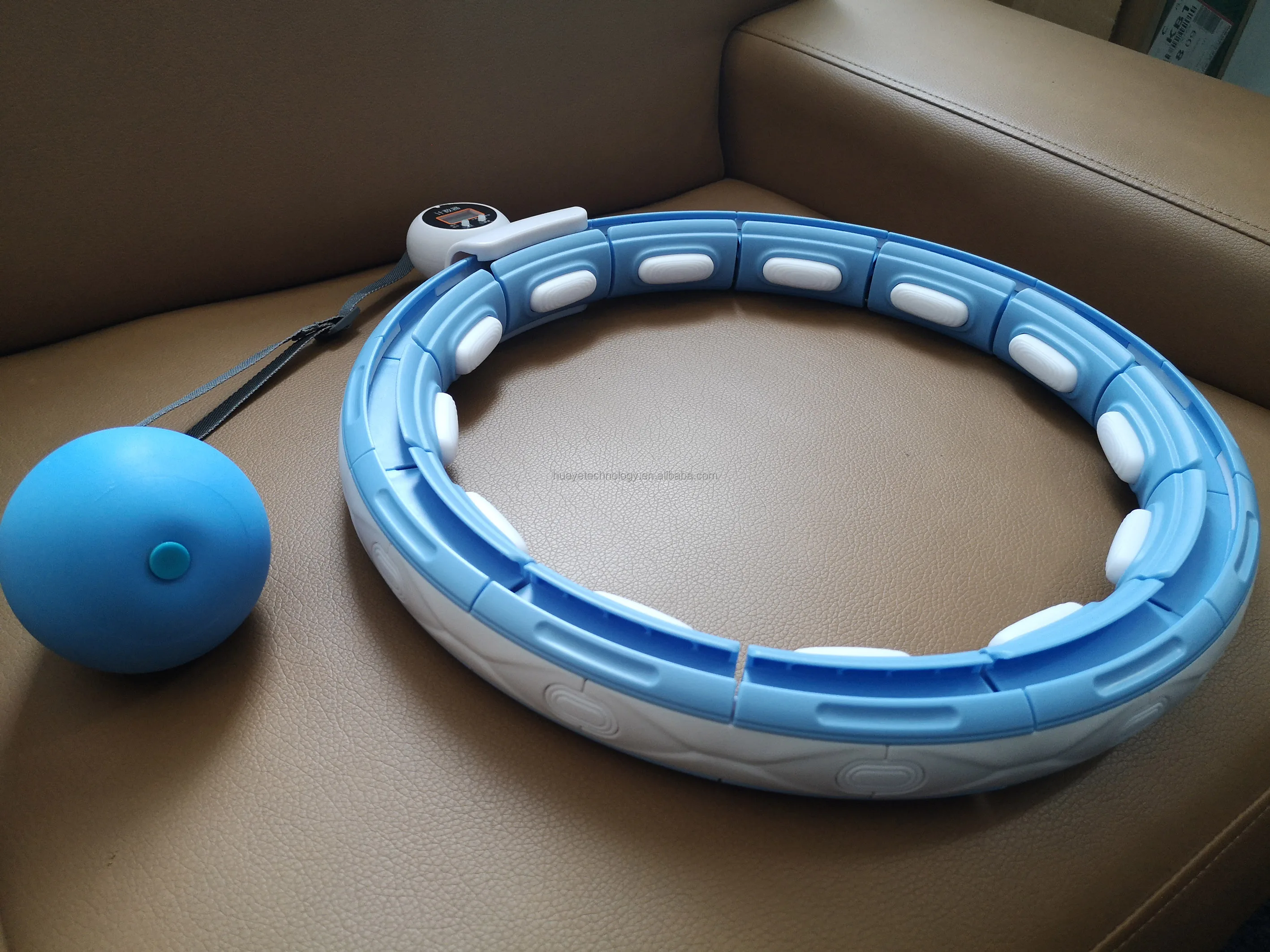 U5 Hula Hoops Digital Counting Hulahoop Massage Silence Mute Running ...