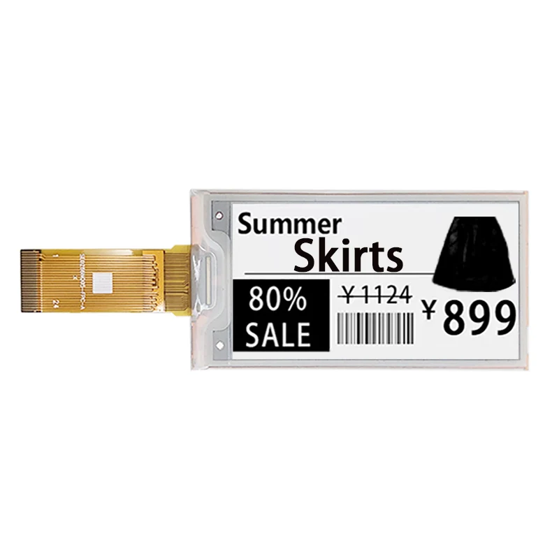 Wireless E-Ink Displays for Efficient Supermarket Price Tags