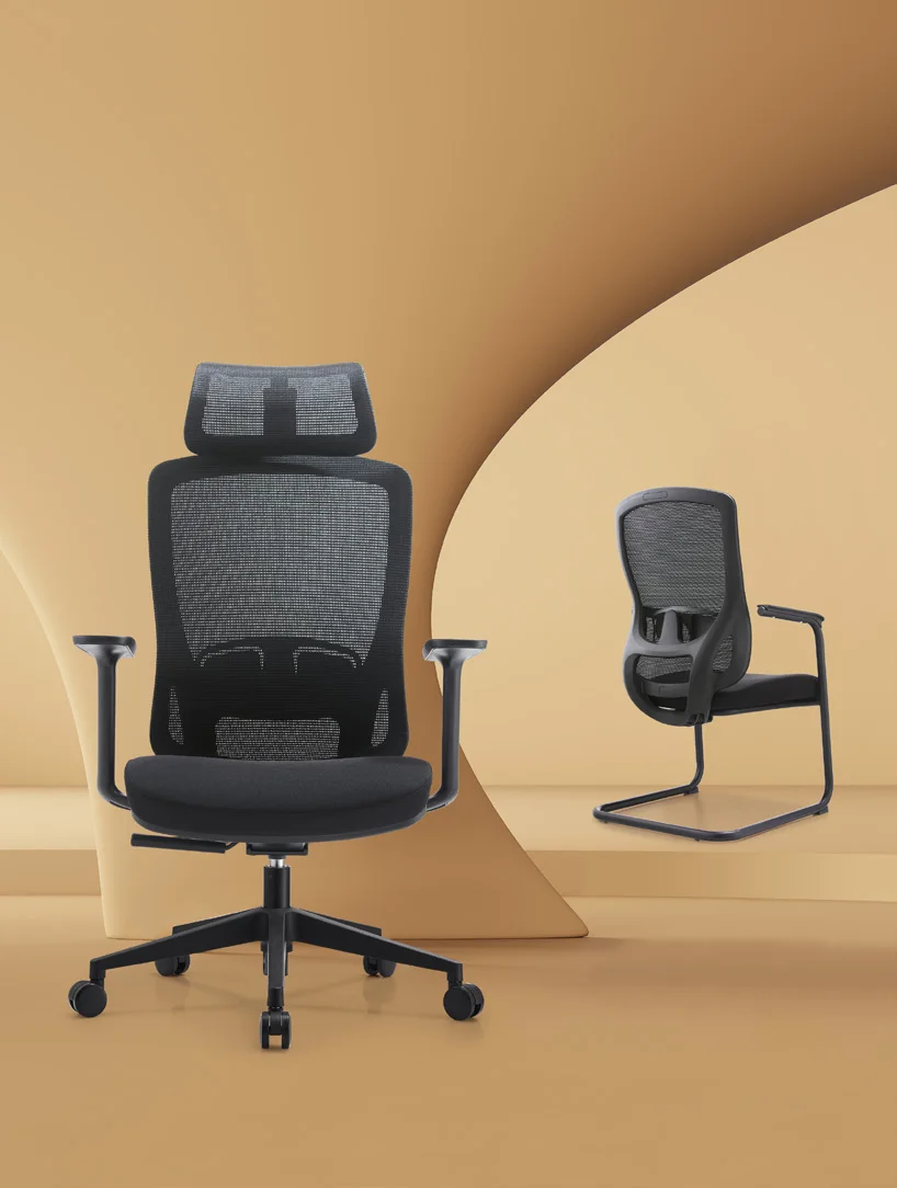 Modern Design Fabric Executive Office Chair comfort Swivel Ergonomic ...