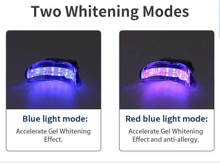 Ivismile Wireless Home Use Dental Bleaching 32 Leds Blue Light Teeth ...