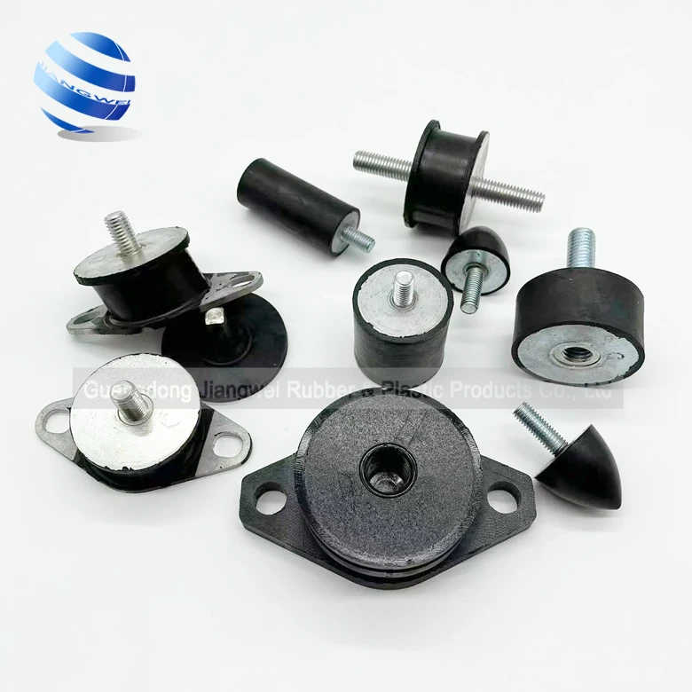 Adjustable Damping Anti Vibration Metal Rubber Round Shock Absorber ...