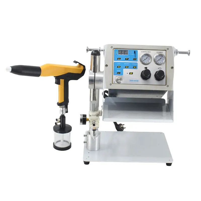 Laboratory Test Powder Coating Gun With Small Powder Hopper For ...