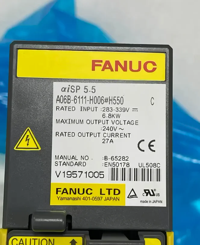 New CNC Japan Original Fanuc Servo Drive A06B-6111-H006#H550| Alibaba.com