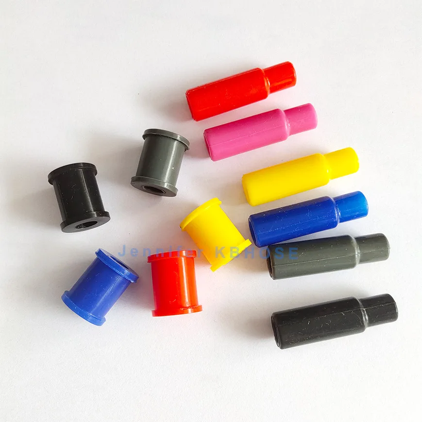 Colored Silicon Rubber Brake Hose Fixed Sleeves Protector For 1/8" An3 ...