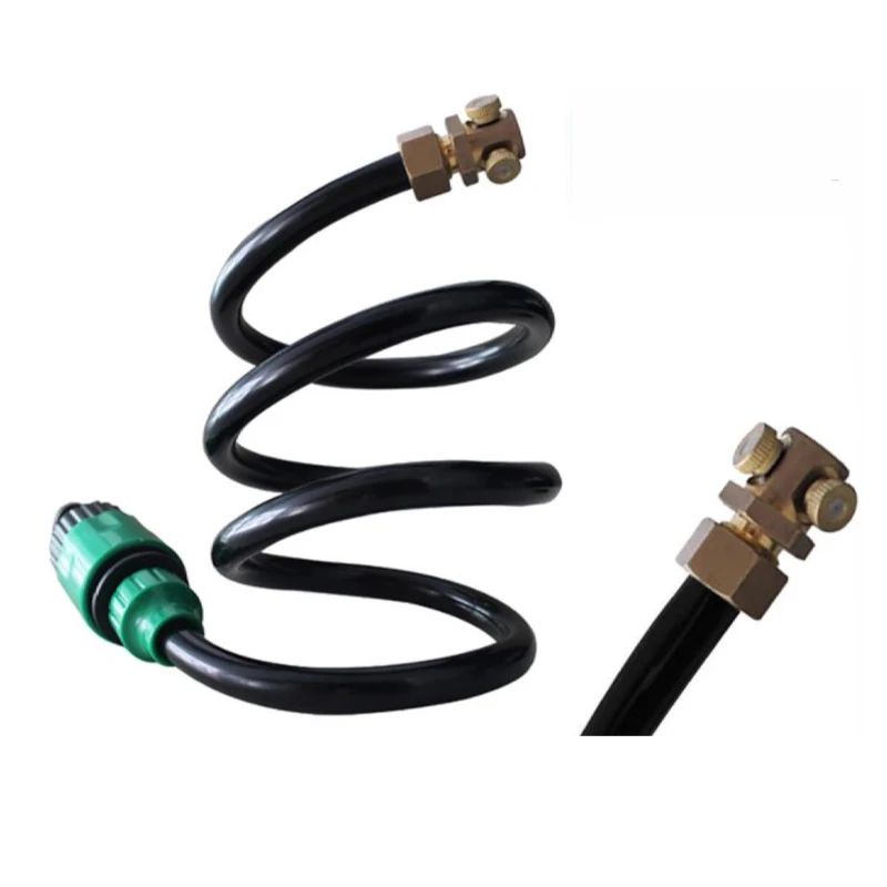 Portable Serpentine Spray Tube Stand up Misting Line 2 Meter 3 Meter 4 ...