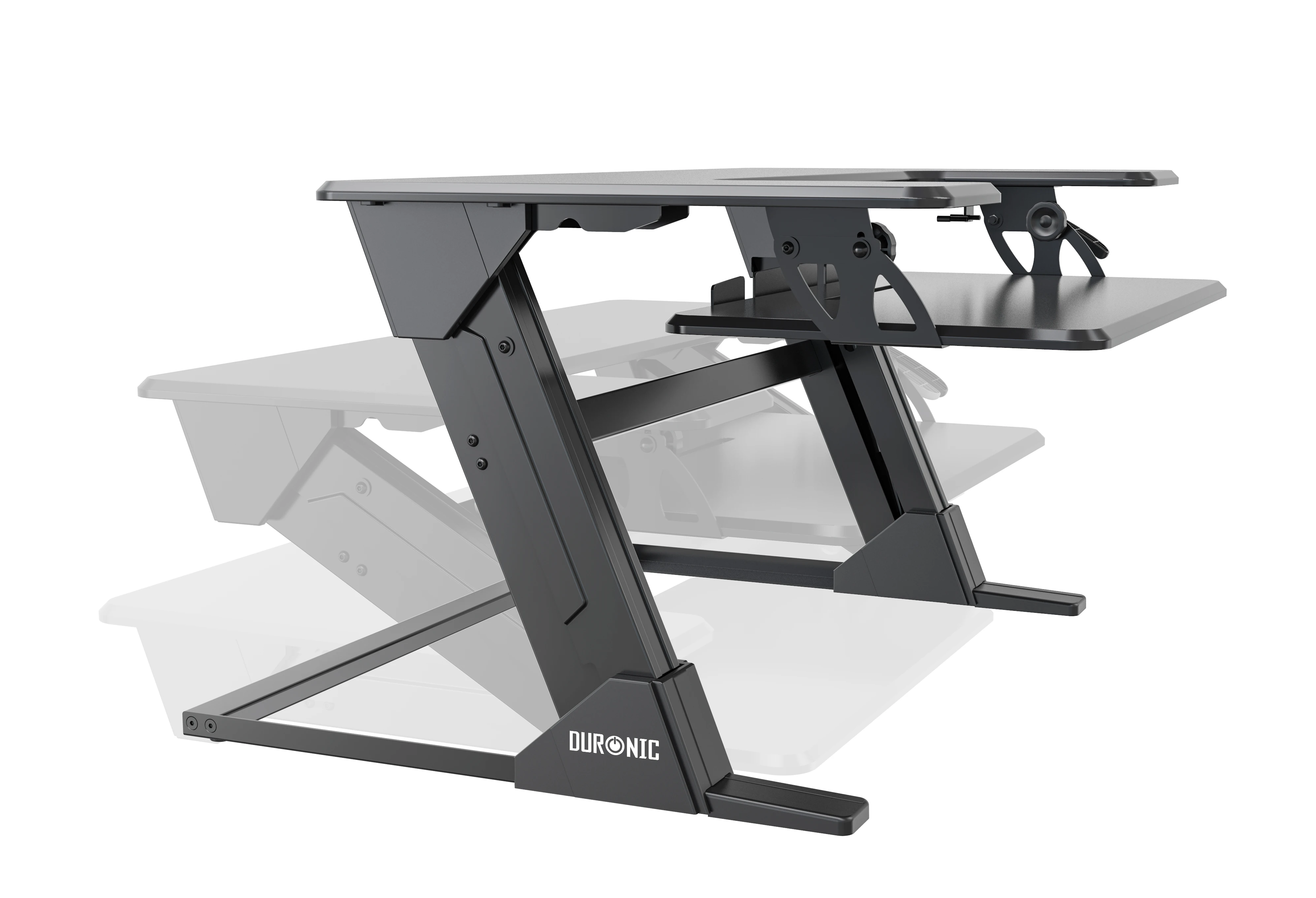 V-mounts Office Portable Gas Spring Folding Height Adjustable Sit To ...