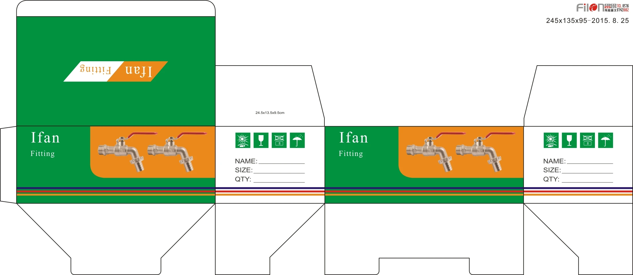 Ifan China Suppliers Top Quality Full Size 1/2-1" Brass Faucet For ...