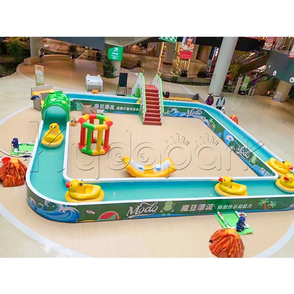 Outdoor Indoor Fiberglass Waterway Carousel Floating Boat